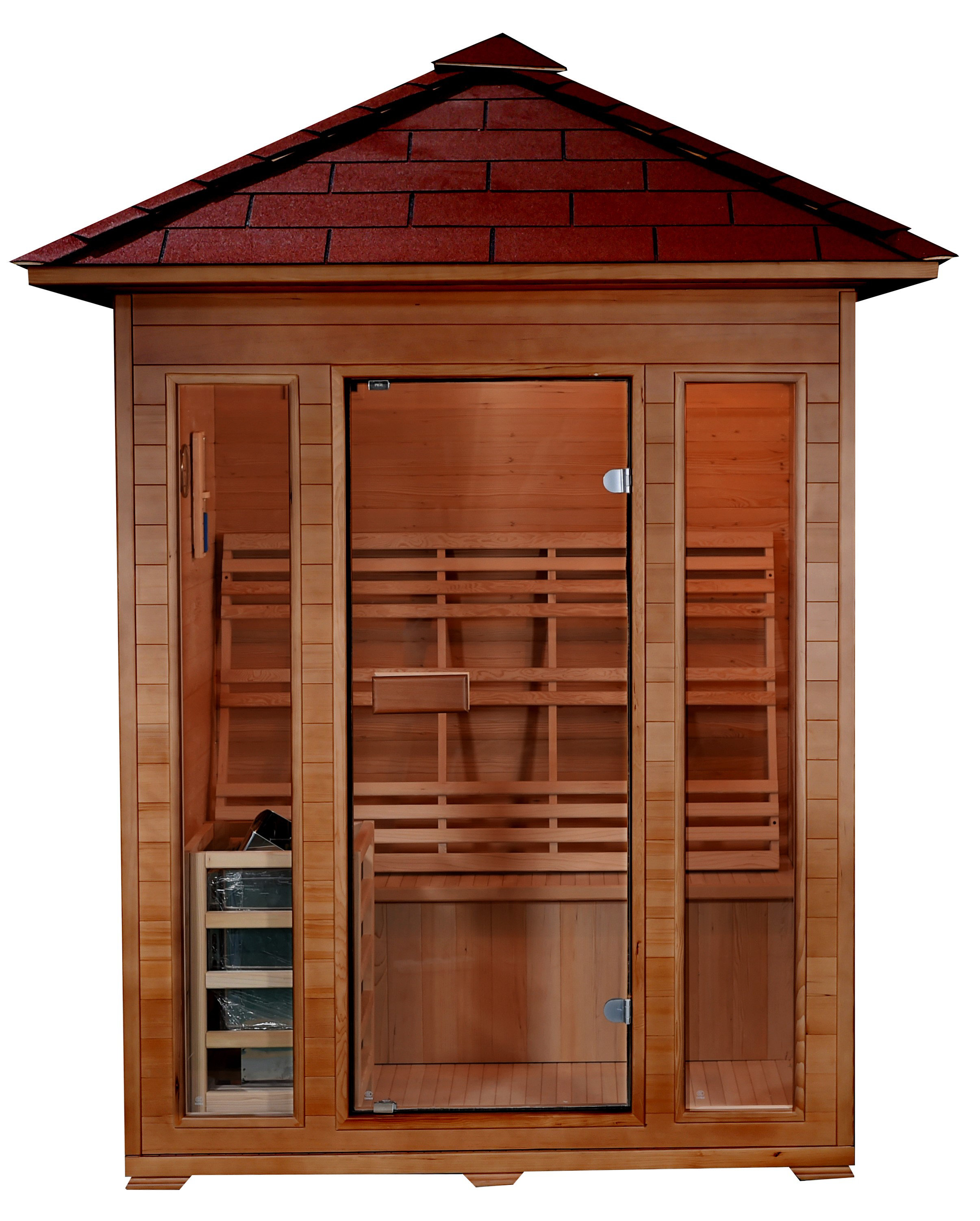 SunRay Saunas Waverly 3-person Outdoor Sauna | Wayfair