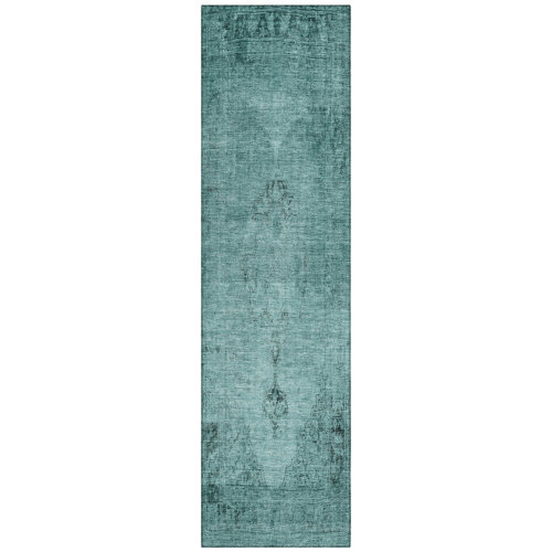Teal Outdoor Rugs You'll Love | Wayfair
