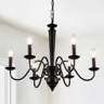 Gracie Oaks 6-Light Modern Vintage Classic / Traditional Chandelier ...