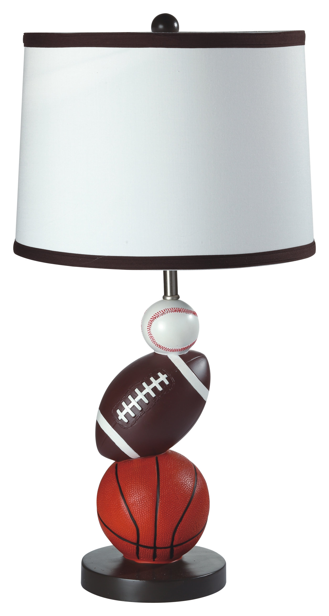 Latitude Run® 24.5"H Multi-Sport Table Lamp with Basketball, Football ...