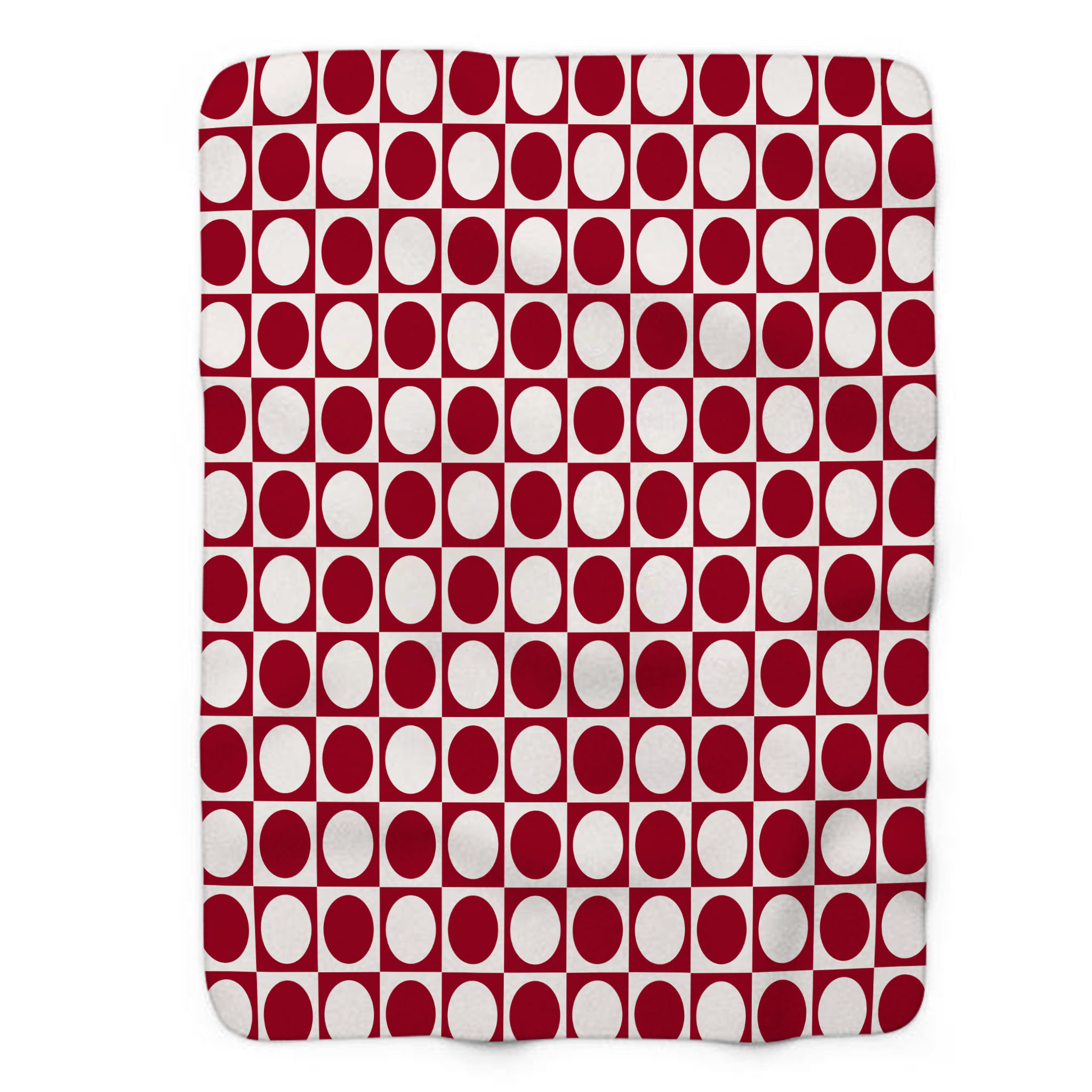 MentionedYou Red Dots - 1 Piece Premium Sherpa Blanket | Wayfair