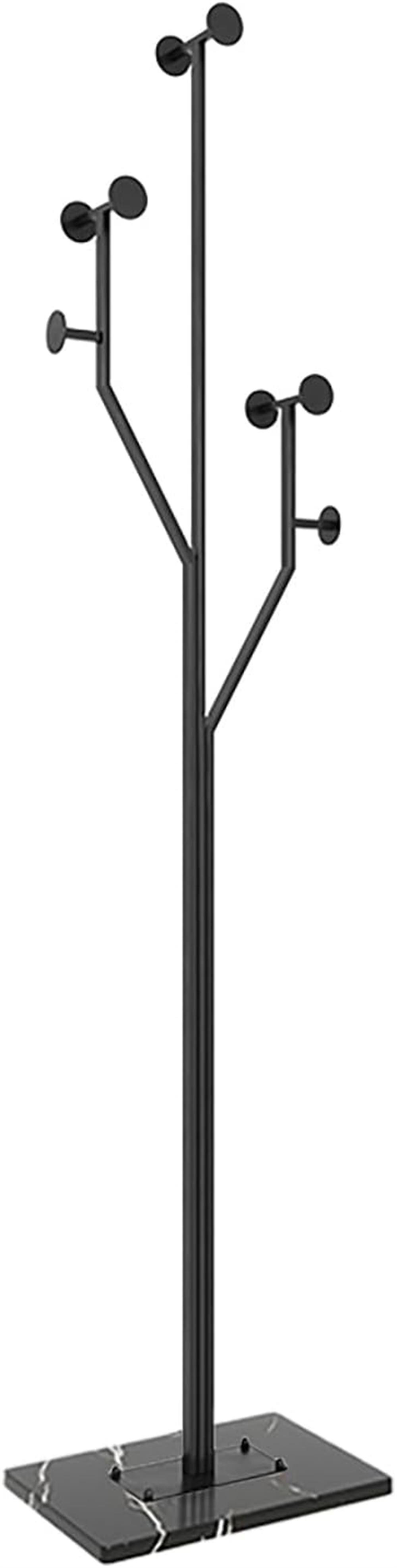 Latitude Run® Tree Shaped Metal Coat Rack With Heavy-Duty Marble Base ...