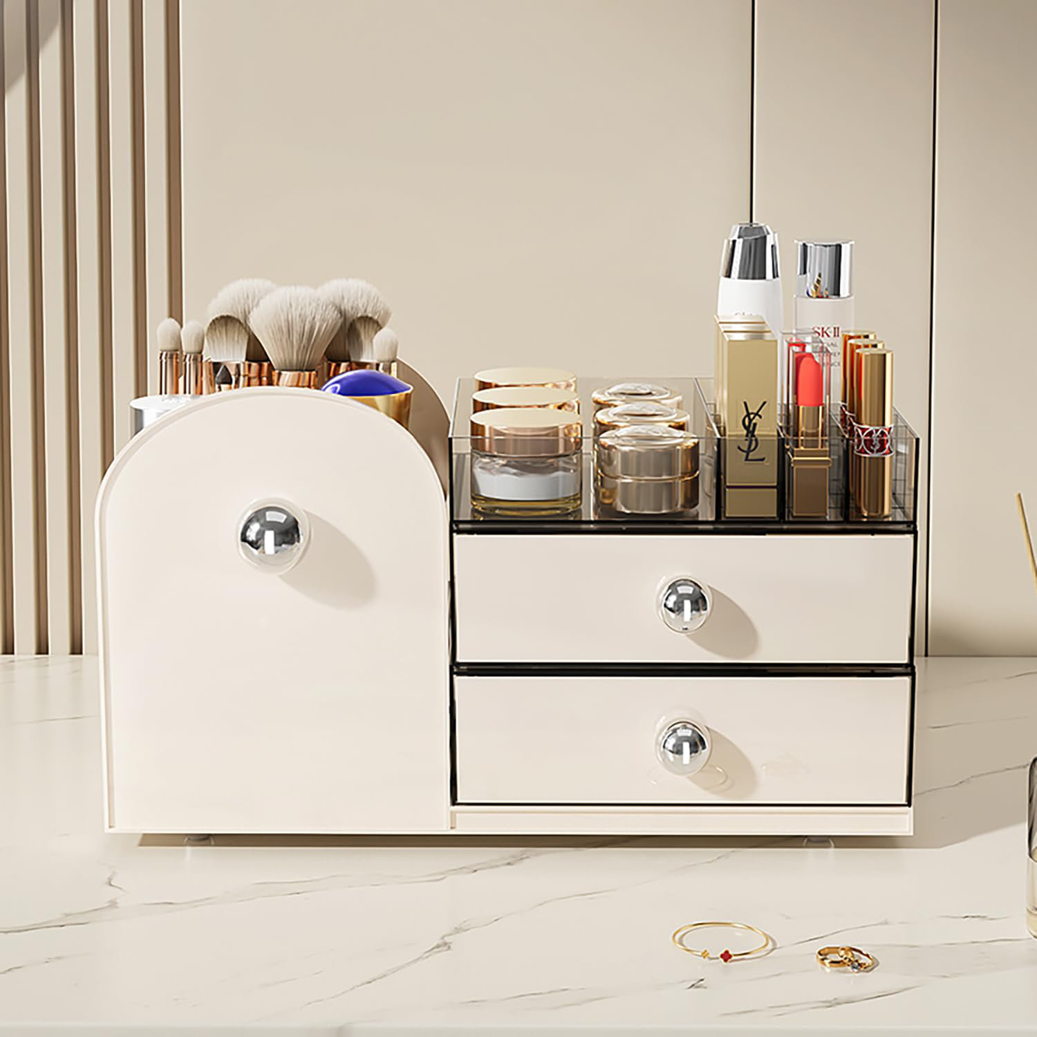 Rebrilliant Makeup Organizer With Drawers,High-Capacity Skincare ...