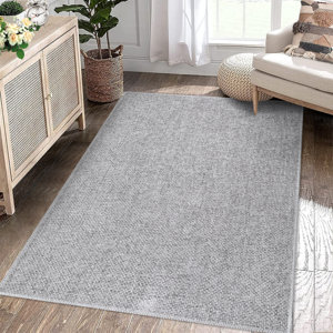 Ebern Designs Solid Machine Washable Rug Non-Slip Modern Area Rugs ...