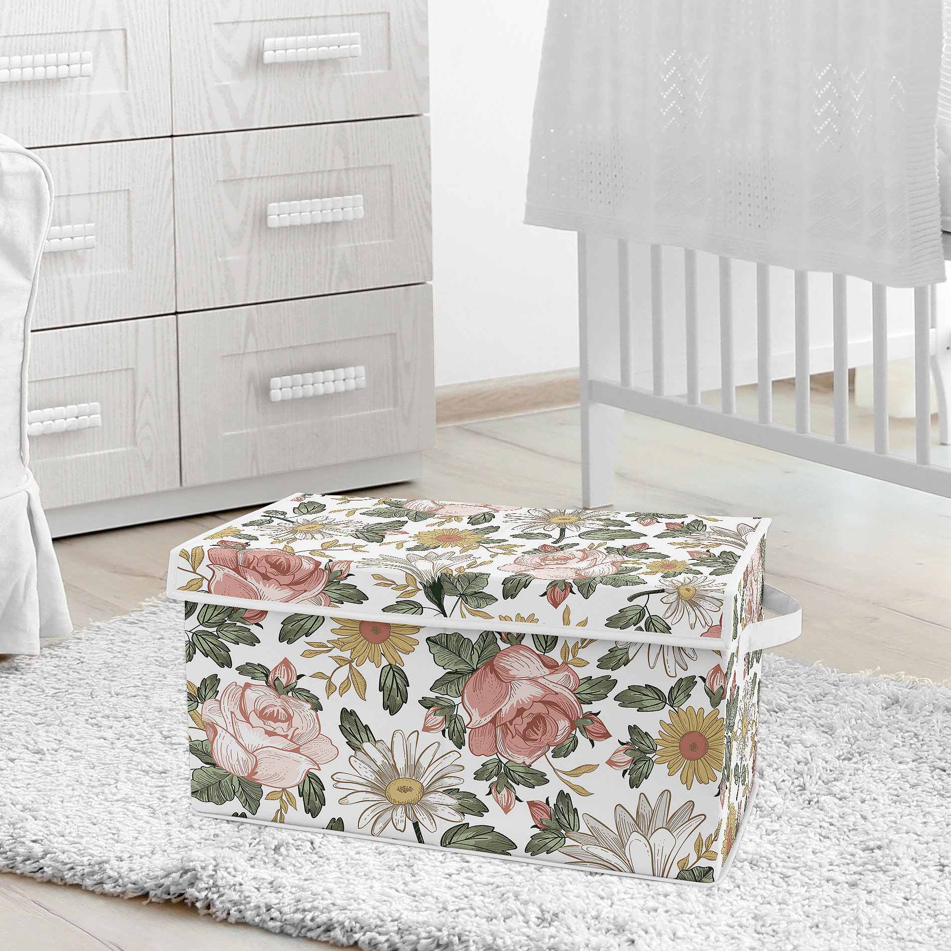 Sweet Jojo Designs Floral Toy Box | Wayfair