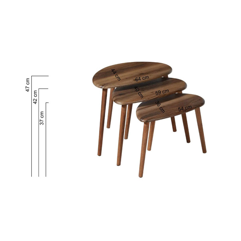 George Oliver Nesting Table (3 Pieces) | Wayfair
