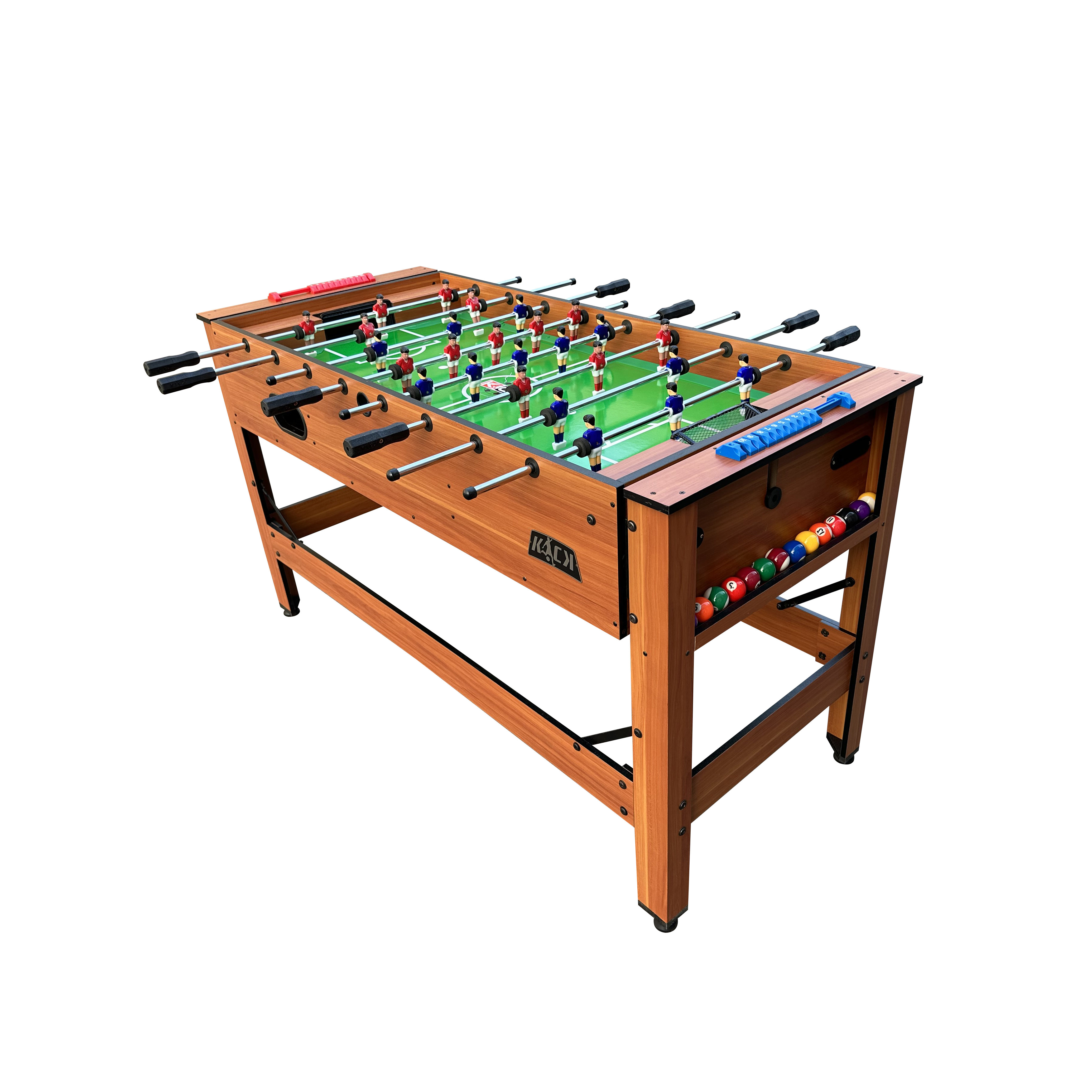 KICK Foosball Tables KICK Twain 48" 2-in-1 Swivel Multi Game Table ...
