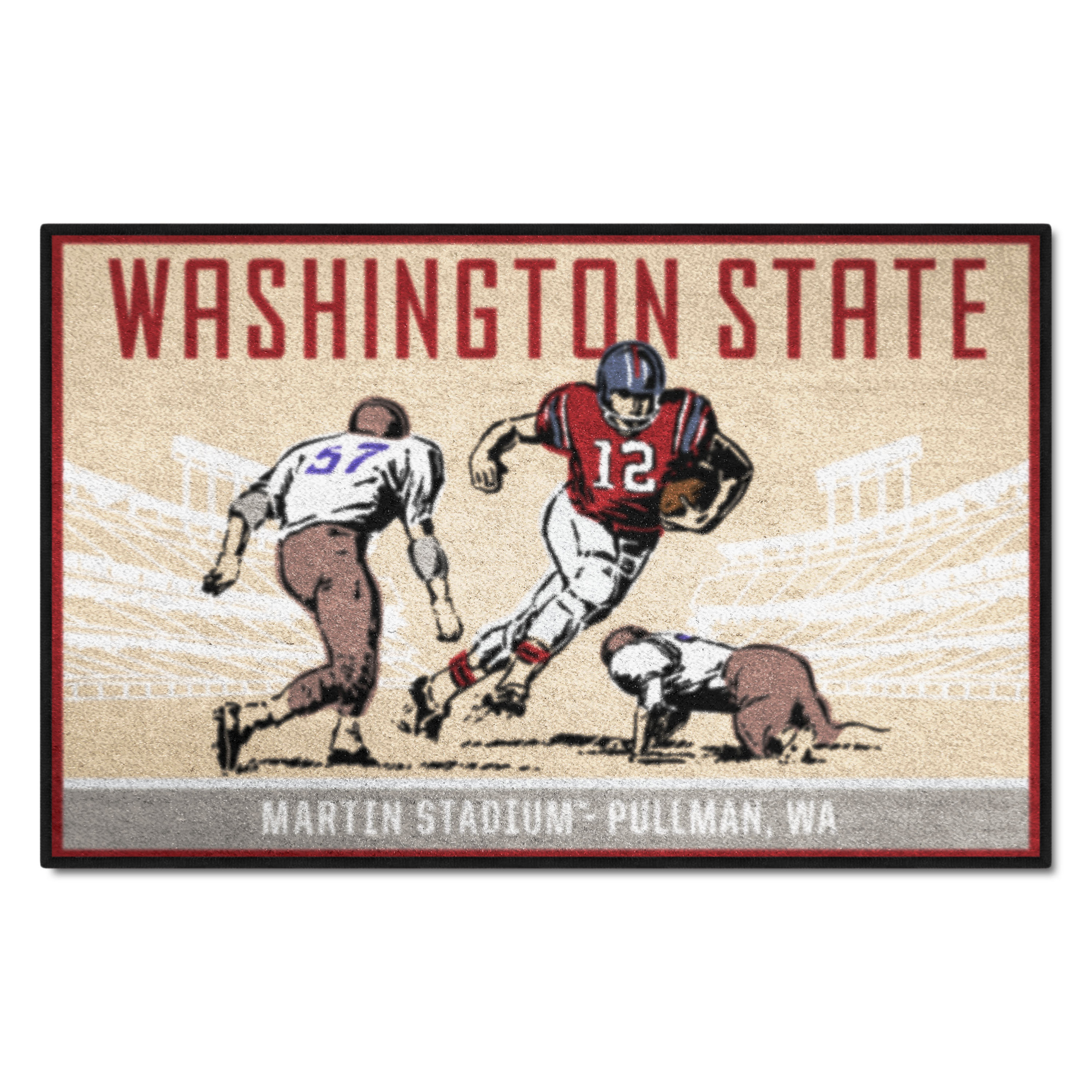 FANMATS Washington State_Washington State Cougars Starter Mat Accent ...