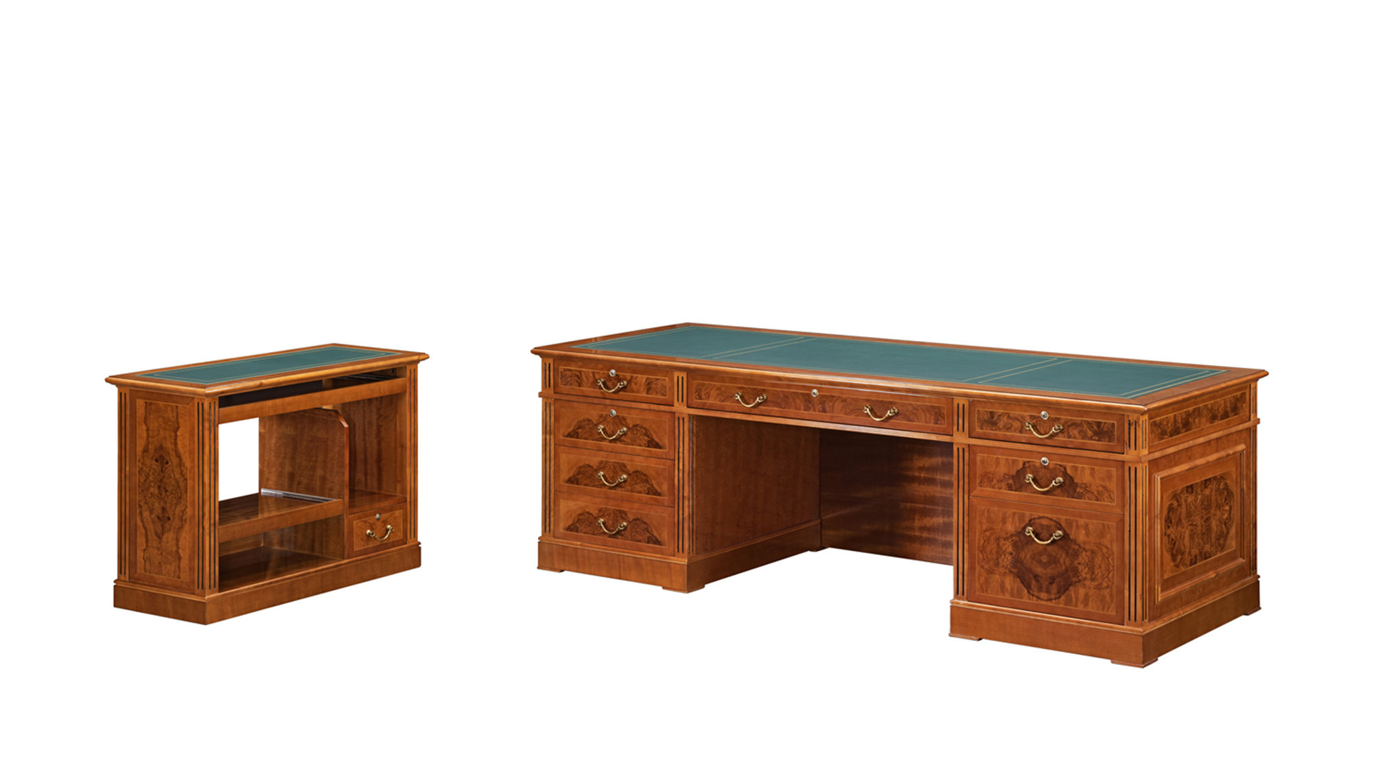 Infinity Furniture Import Infinity 2-piece Solid-wood Executive Desk ...