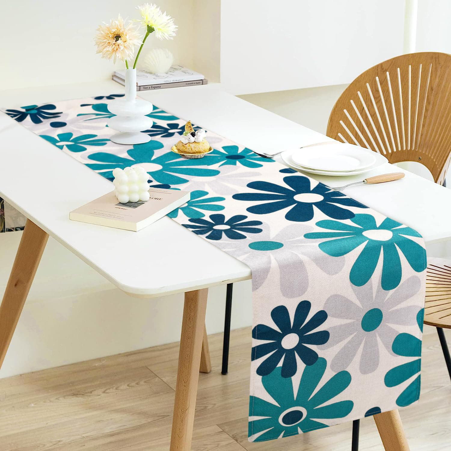 Lark Manor Modern Floral Outdoor Table Runner | Wayfair.co.uk