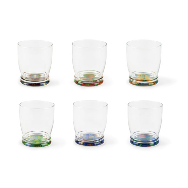 Excelsa 6 - Piece 340ml Glass Drinking Glass Glassware Set | Wayfair.co.uk