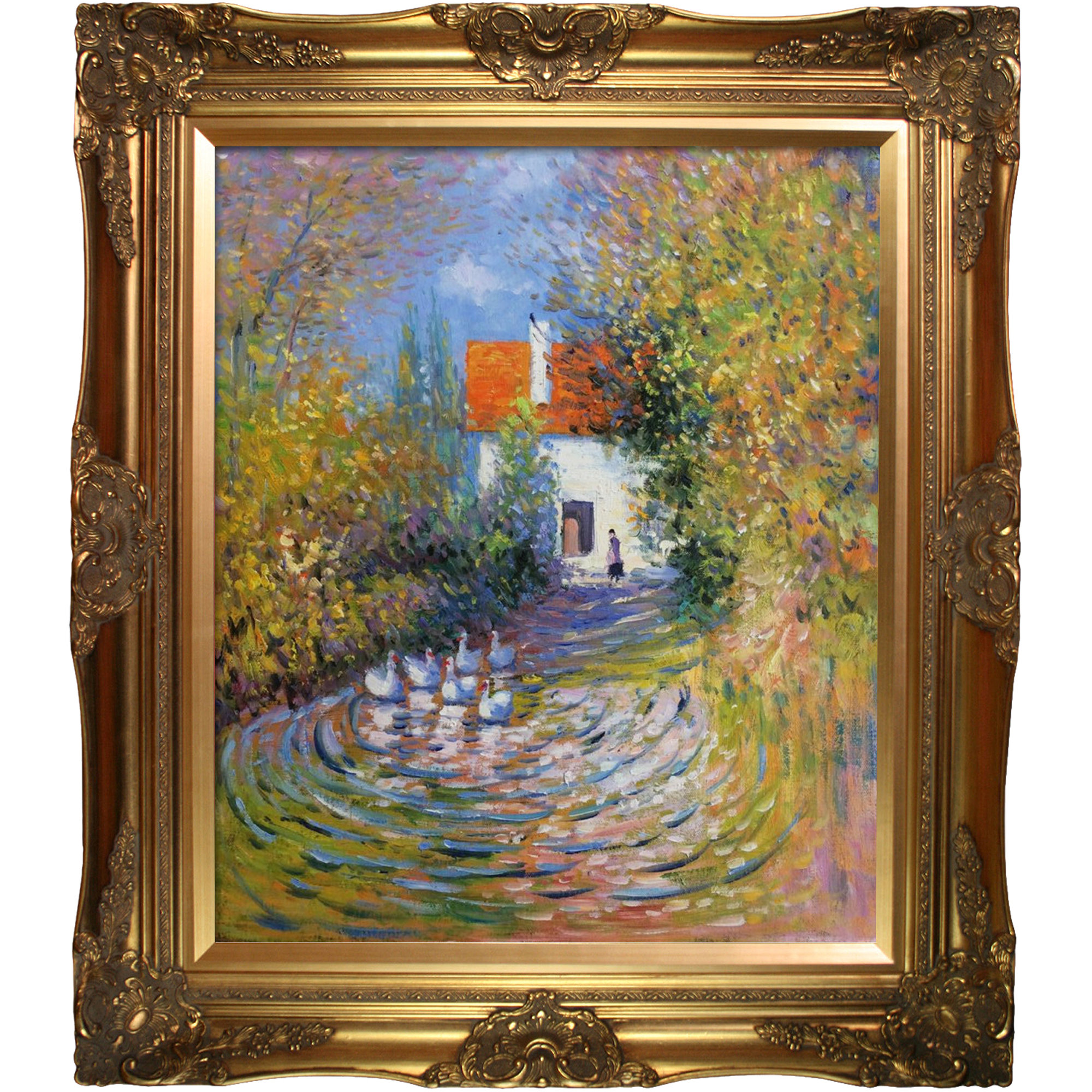 Vault W Artwork Geese in the Creek' by Claude Monet - Picture Frame ...