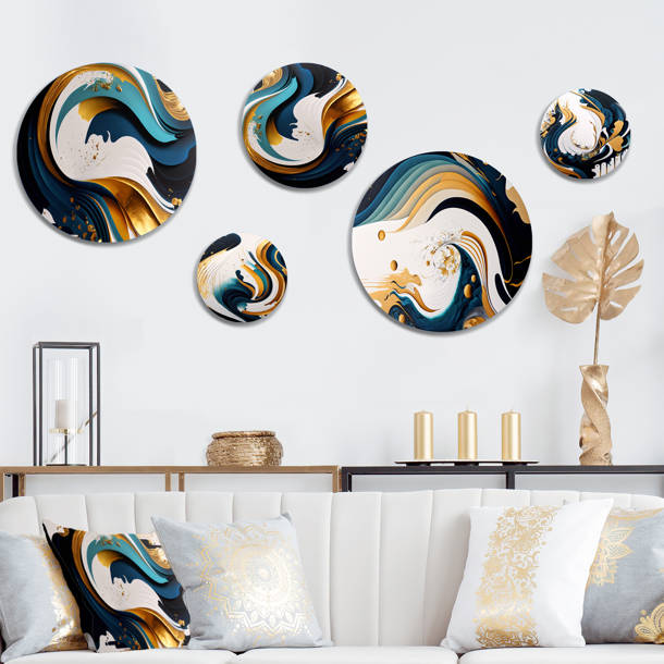 Orren Ellis 'Interplay' Framed Acrylic Painting Print & Reviews | Wayfair