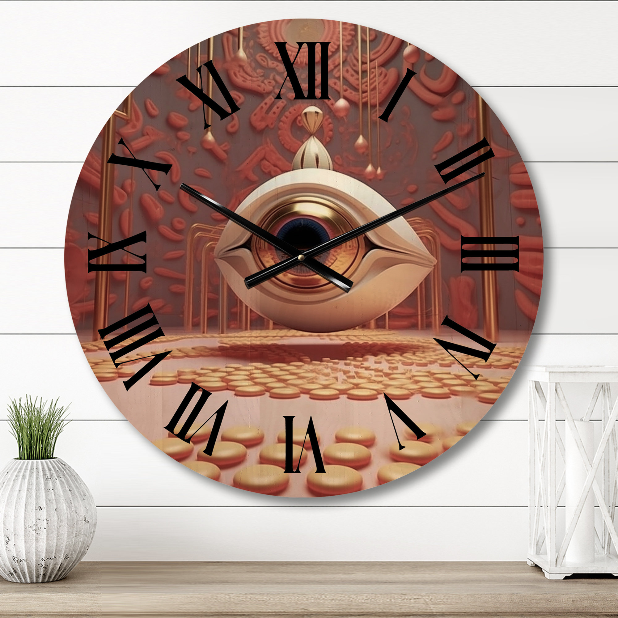 East Urban Home Eye ofthe Times Retro Futuristic Minimalism I ...