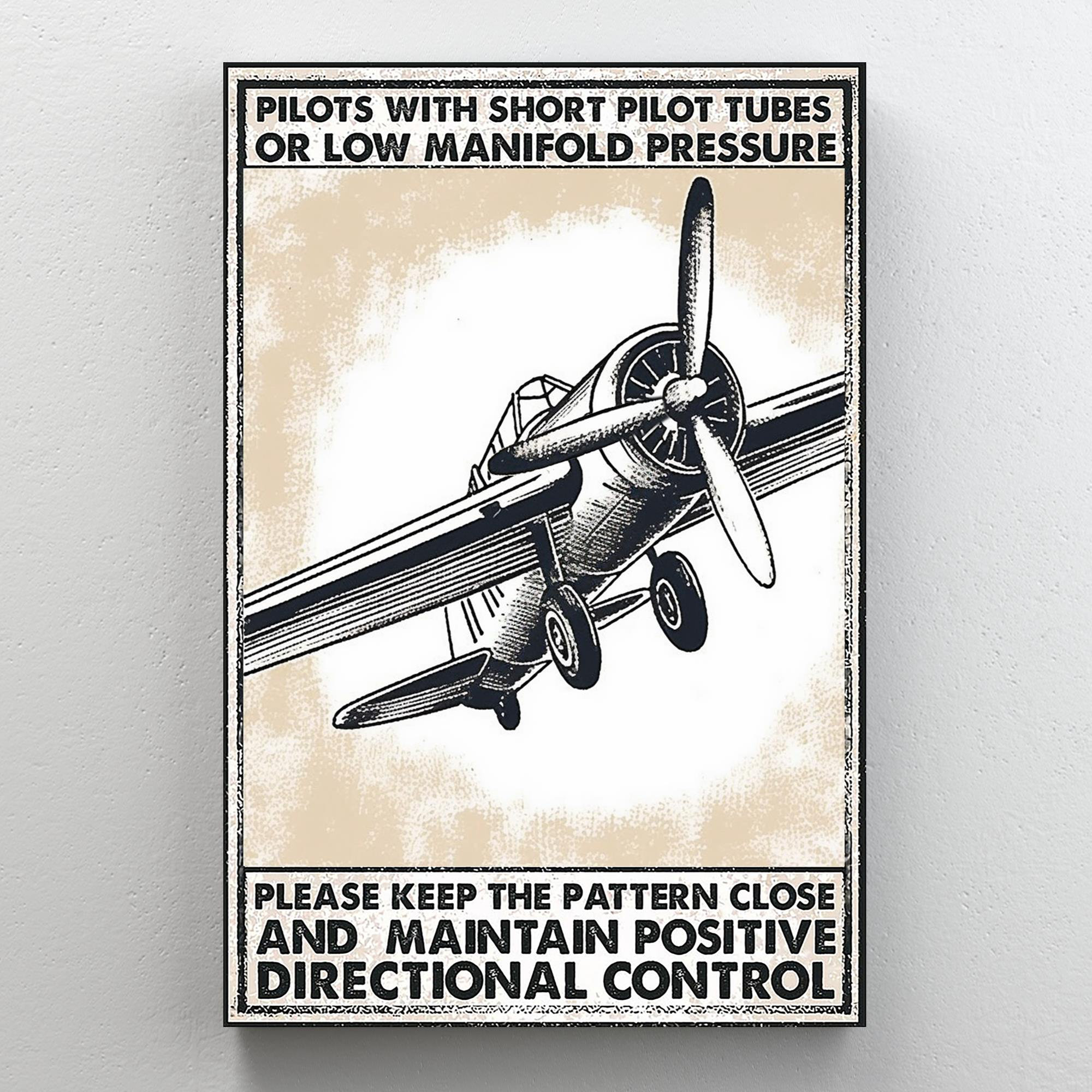 Trinx Pilots With Short Pilot Tubes On Canvas Graphic Art | Wayfair