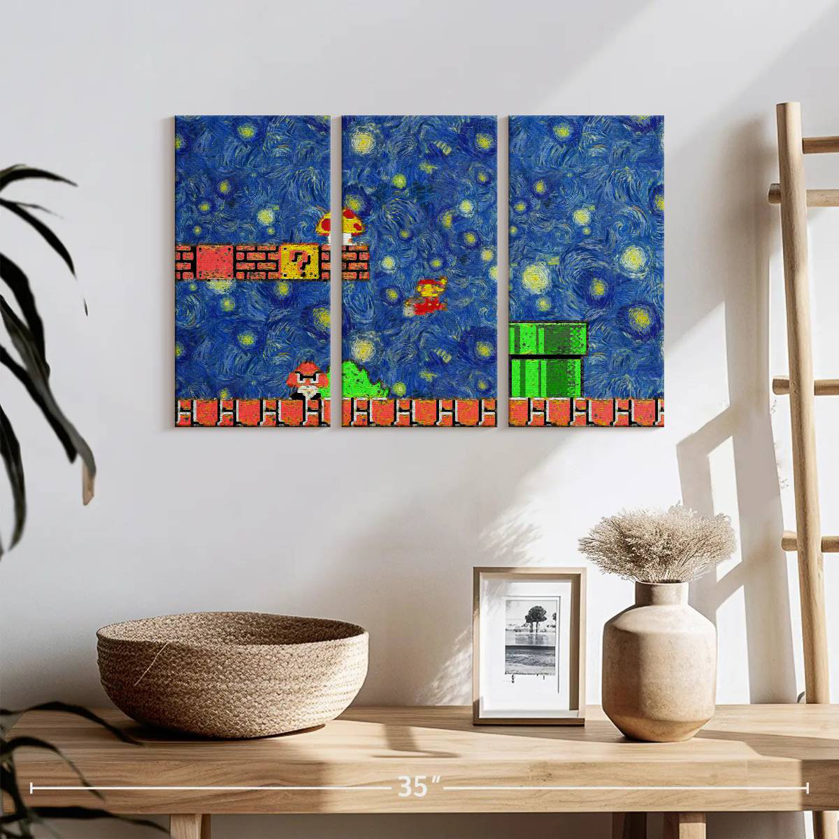 Elephant Stock Mario Van Gogh Print | Wayfair