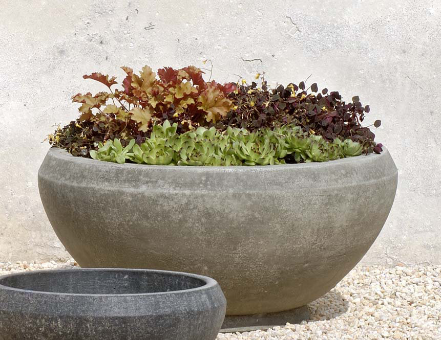 Campania International, Inc Giulia Cast Stone Pot Planter & Reviews ...