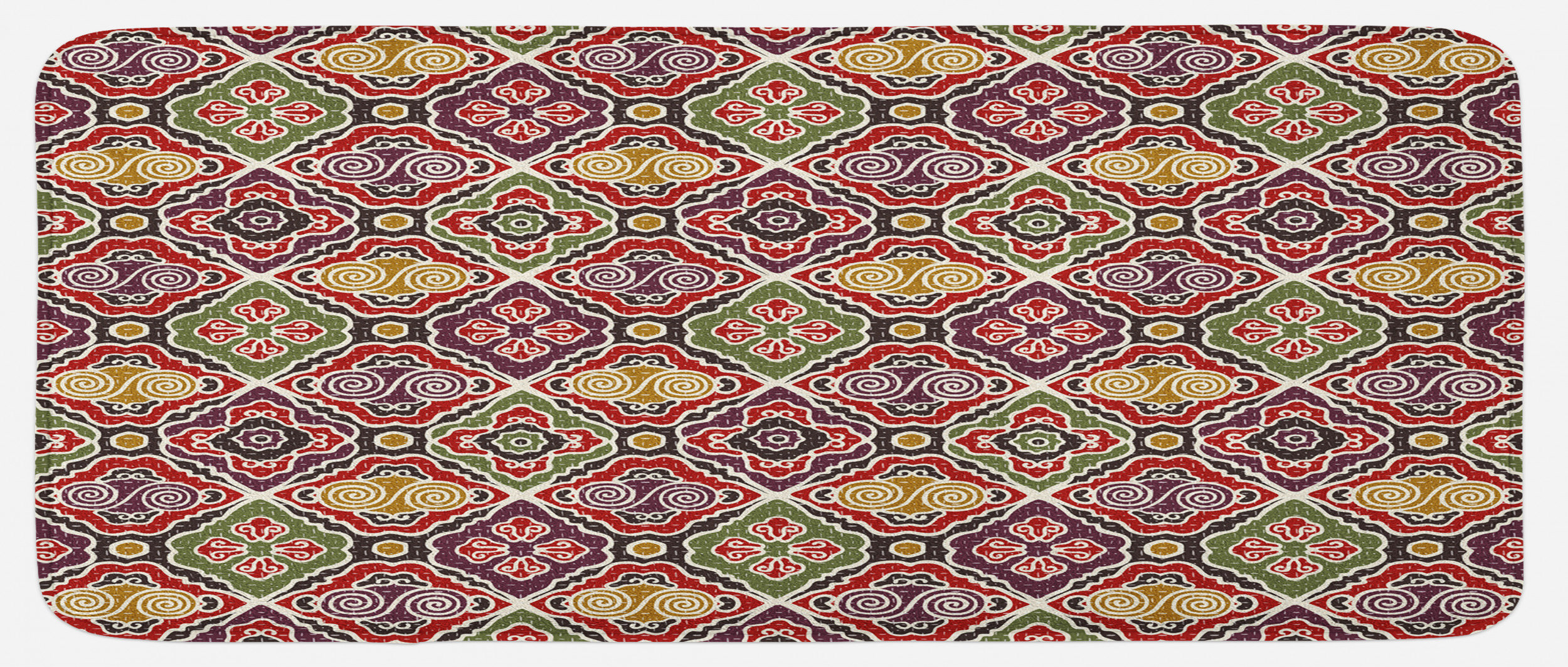 East Urban Home Traditional Antique Motifs Eastern Exotic Pattern ...