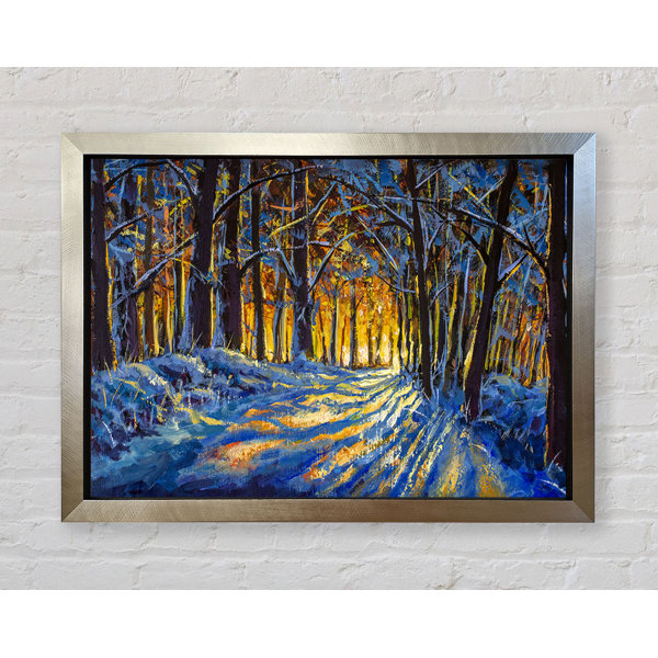 Union Rustic Snowy Winters Forest - Single Picture Frame Art Prints ...