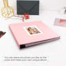 Ebern Designs Pink Photo Album for DIY Self-stick Holding Pictures with ...