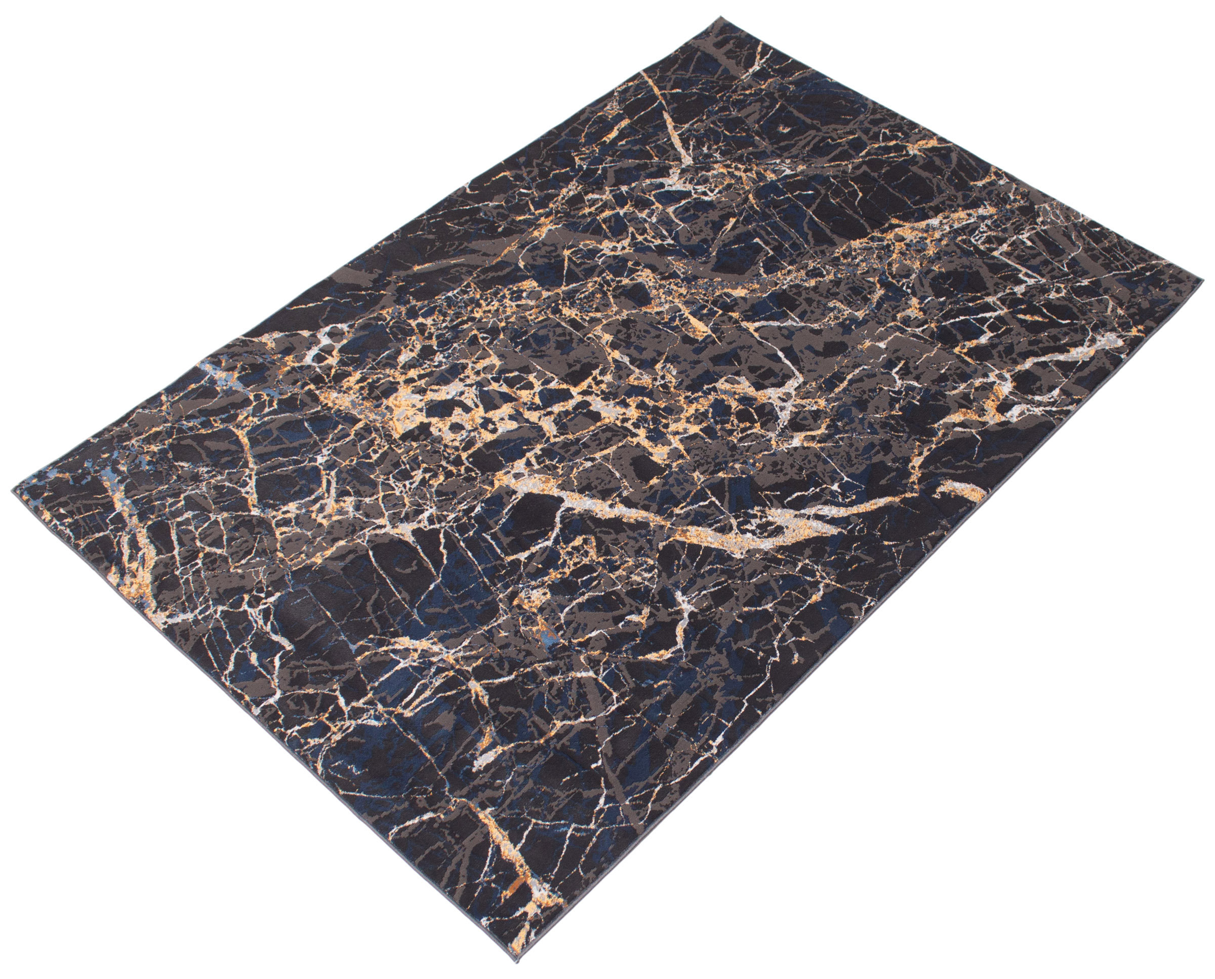17 Stories Black Marble Rug - Wayfair Canada