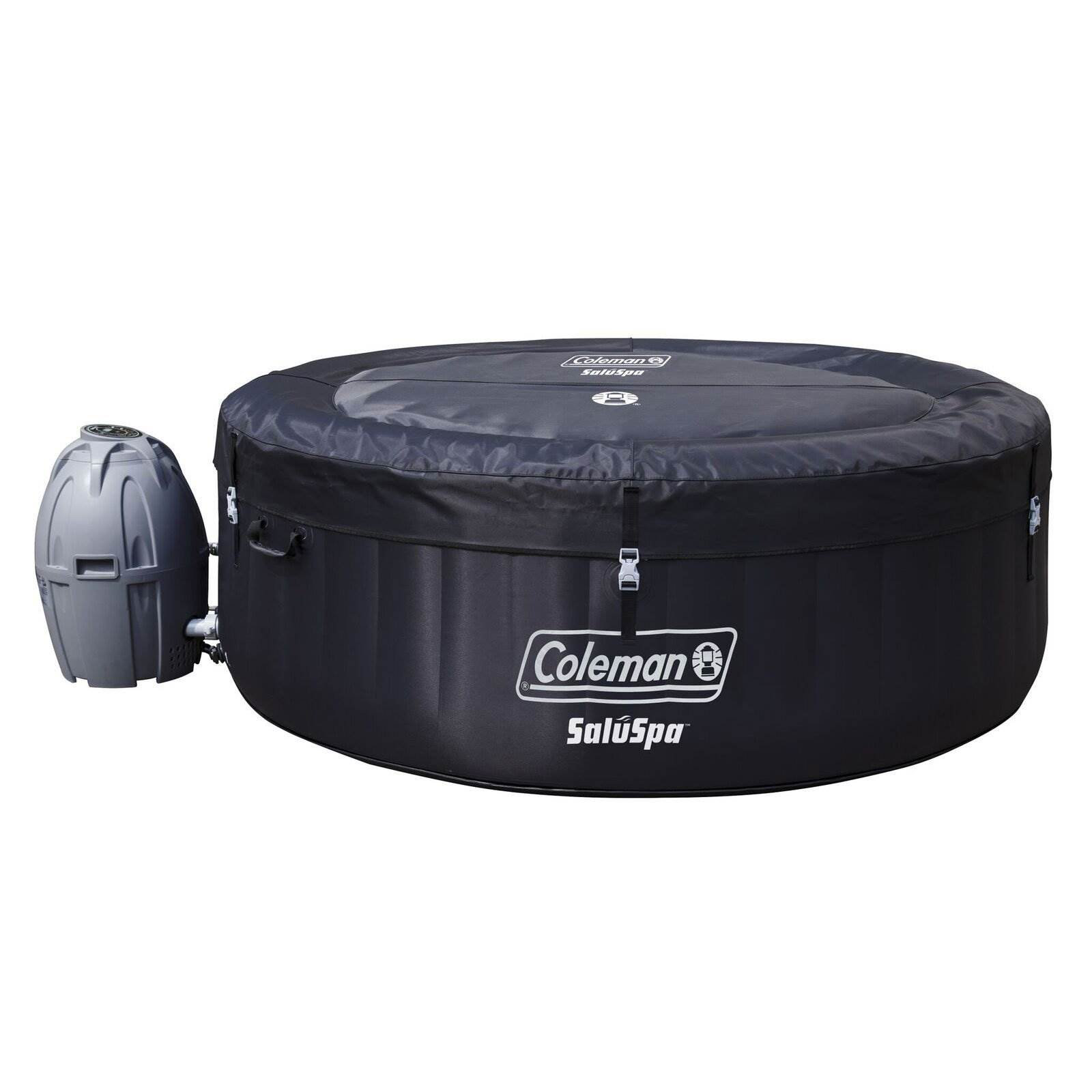 Coleman 120 Volt 4 - Person 60 - Jet Round Inflatable Hot Tub in Black ...