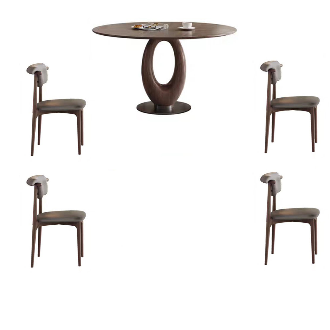 A Bestiary Living Vintage Round Table Chair Combination - Wayfair Canada