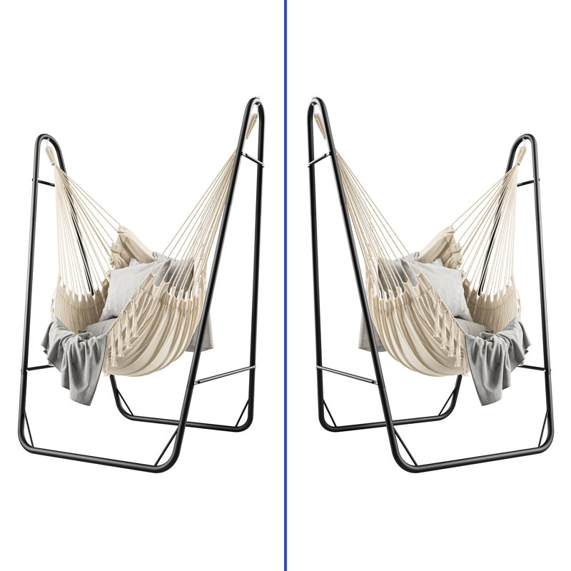 Arlmont & Co. Tanekia 1 Person Chair Hammock with Stand | Wayfair