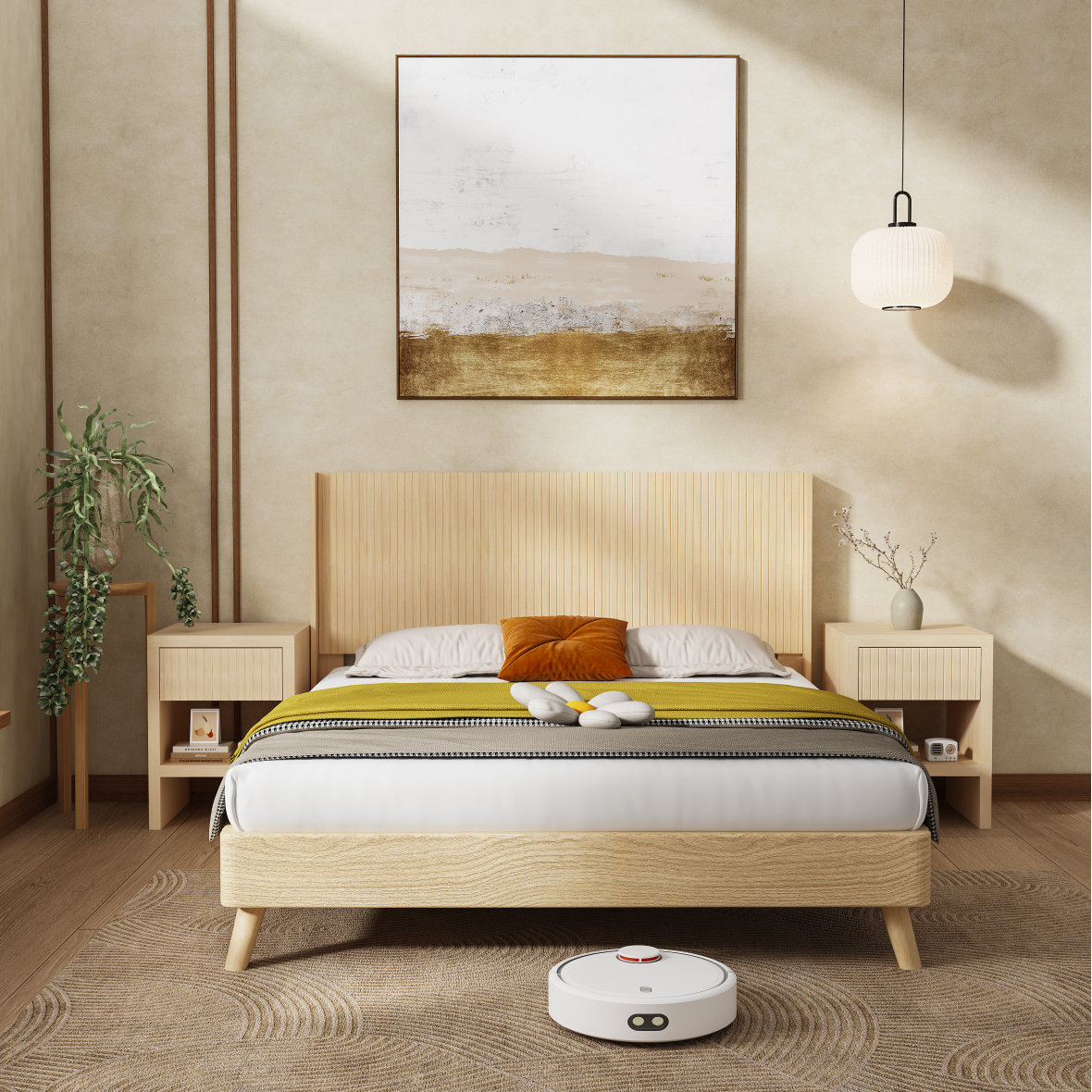 Latitude Run® Wood Headboard Wide Wooden Headboard Only, Modern ...