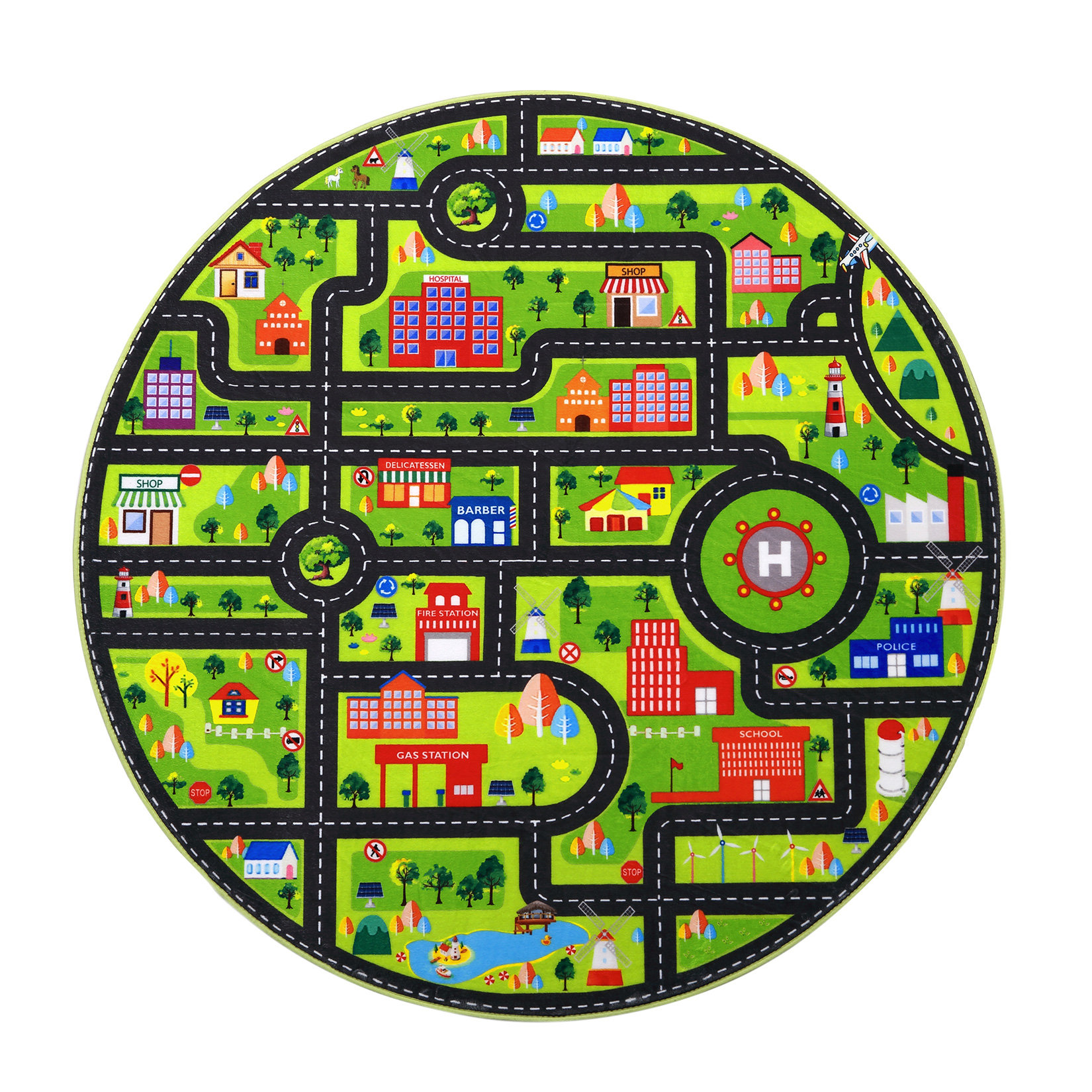 Mason & Marbles Area Rug Car Street Traffic Carpet - Wayfair Canada
