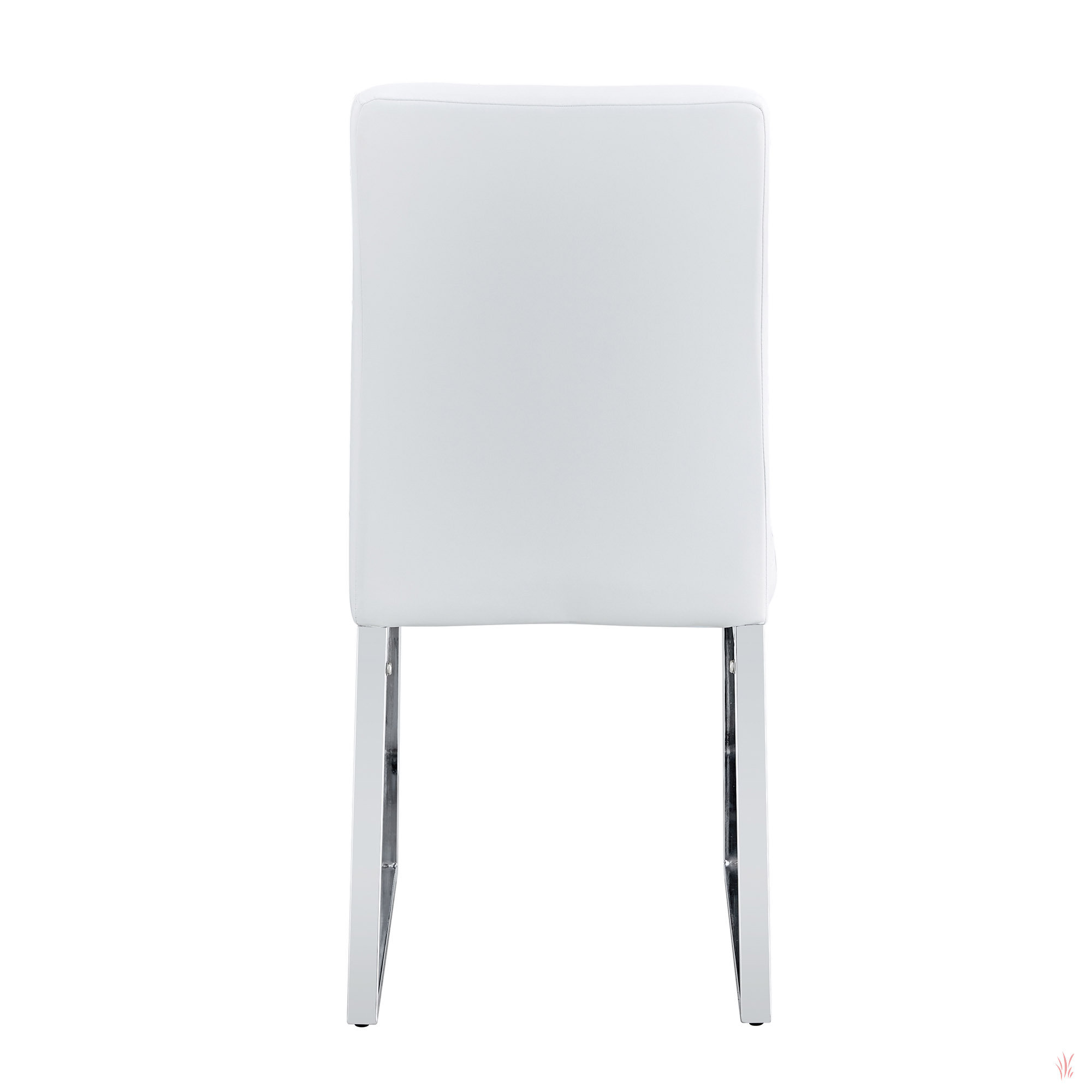 Hokku Designs Set Of 6 White Dining Chairs,PU Material High Backrest ...