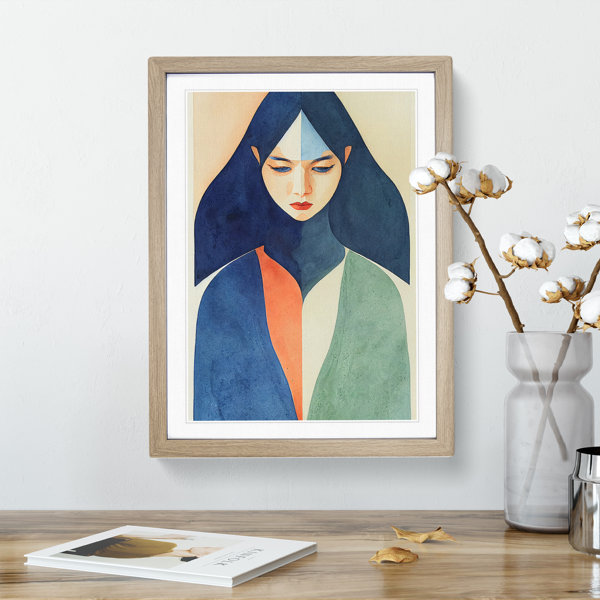 Marlow Home Co. XV1022-5290X Woman Abstract Watercolour No.1 - Single ...