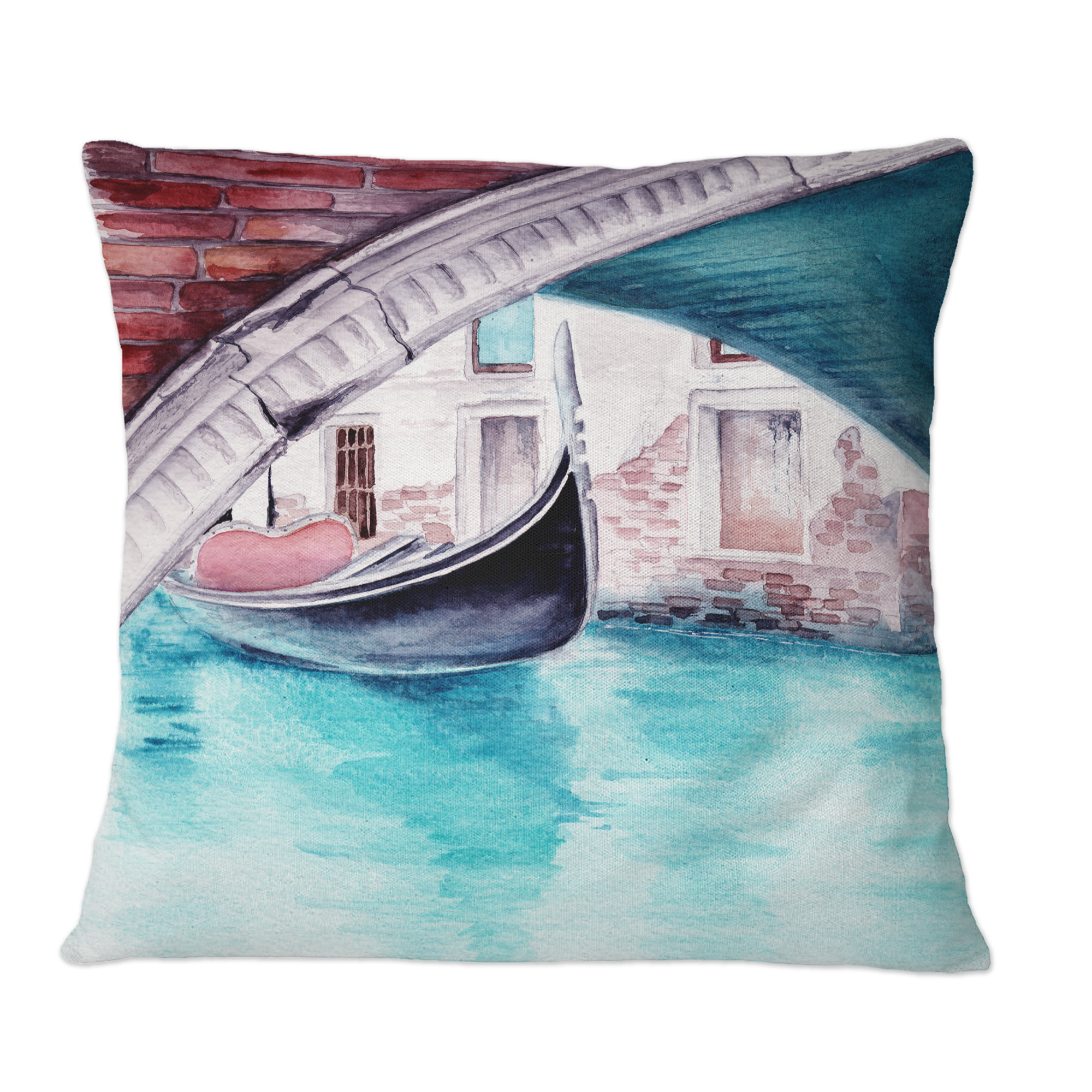 Design Art The Venetian Canal With A Floating Gondola - Lake House ...