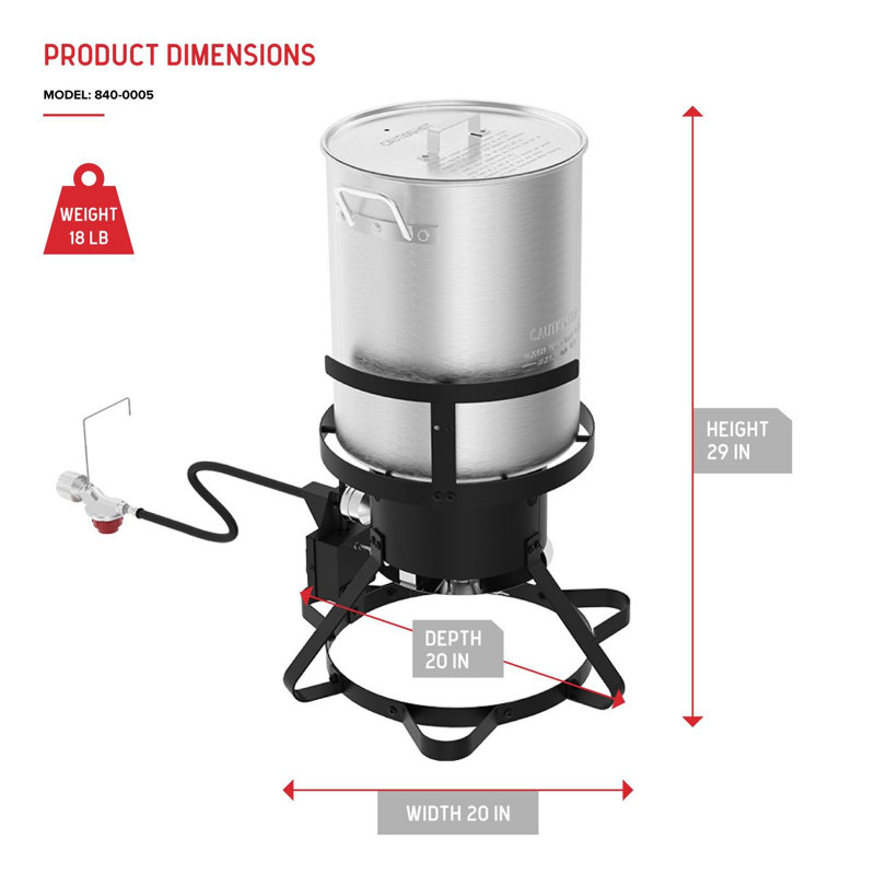 Nexgrill Single Burner Propane Turkey Fryer & Reviews | Wayfair