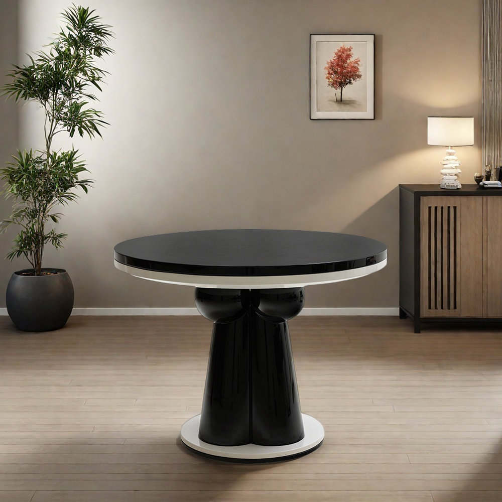 Orren Ellis Modern Sense Light Luxury Creative Round Table | Wayfair