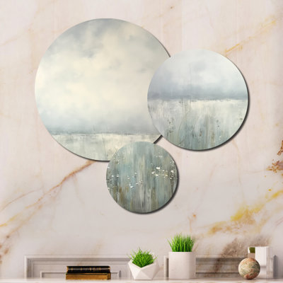circular wall mural