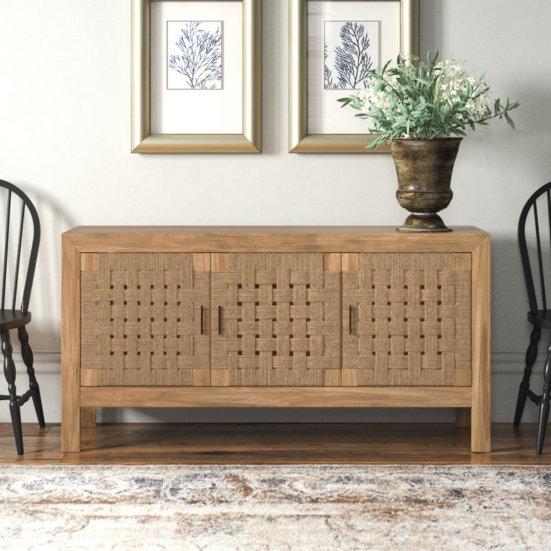 Birch Lane™ Jayma 57" Wide Mango Solid Wood Sideboard "& Reviews" | Wayfair