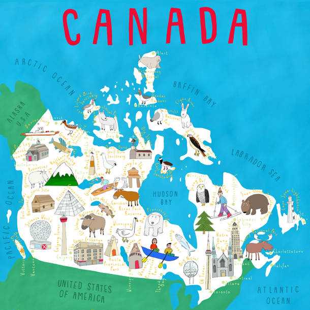 National Geographic Maps Canada Classic Wall Map & Reviews | Wayfair