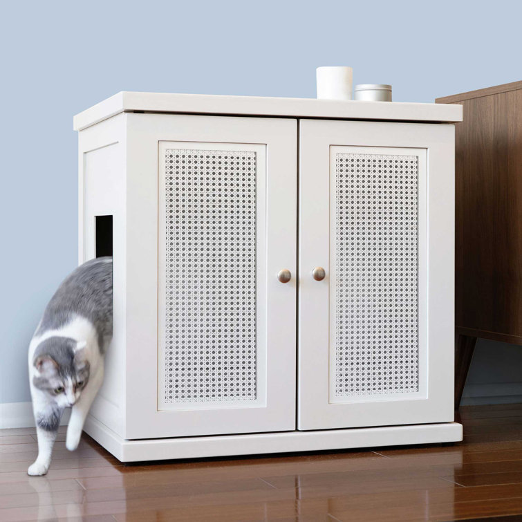 The Refined Feline The Refined Litter Box - Wood Cat Litter Box ...