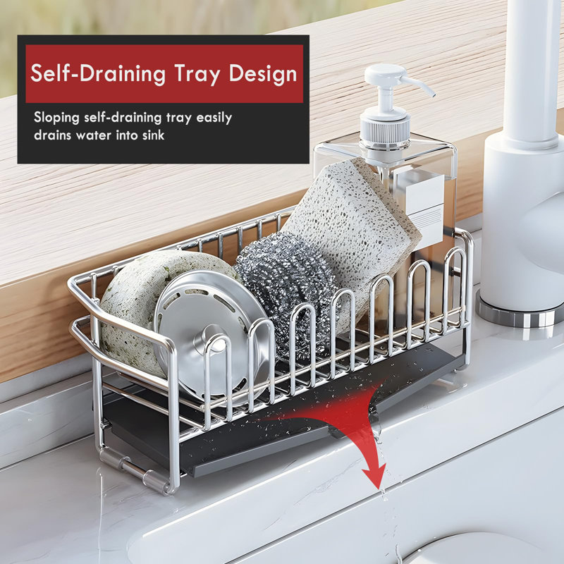 cangbaoge Stainless Steel Sink Caddy | Wayfair