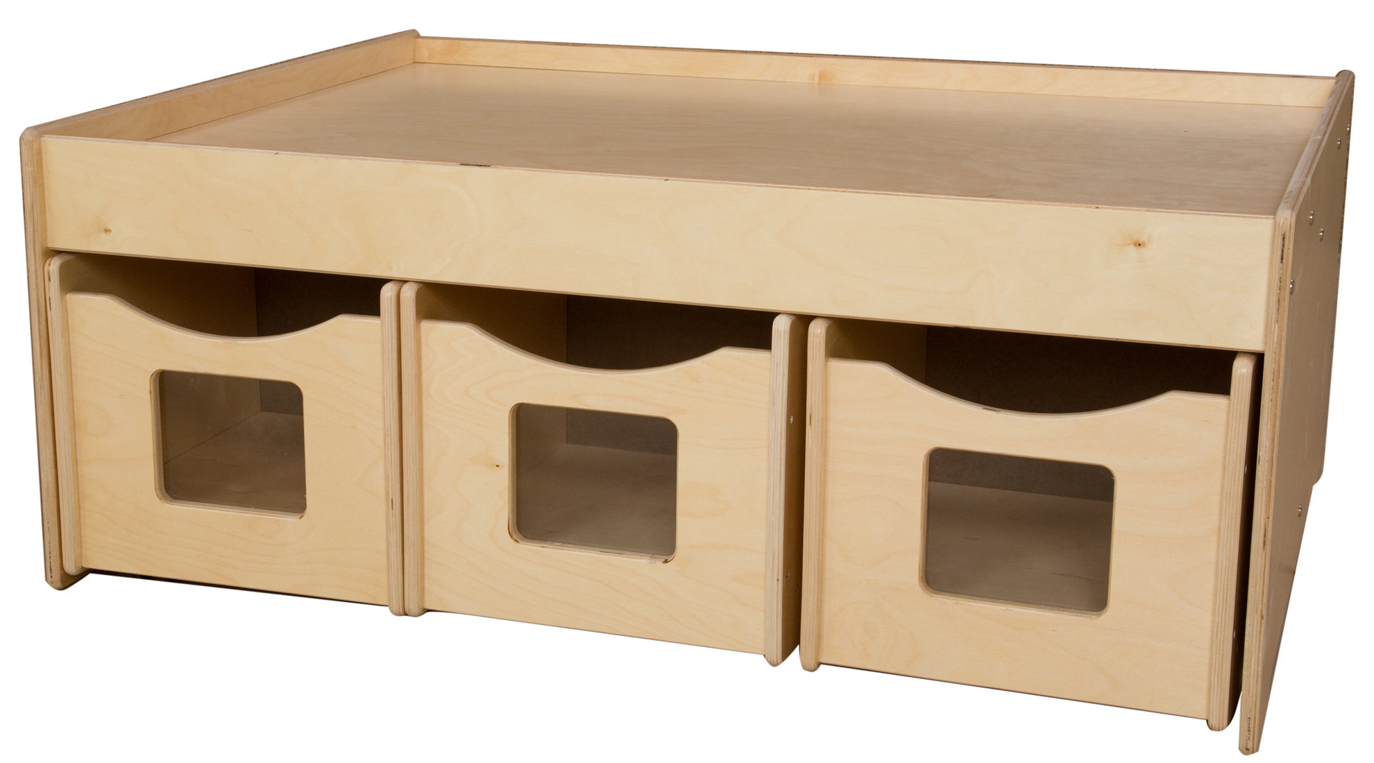 Wood Designs Activity Island Cubby with Table Only & Reviews | Wayfair