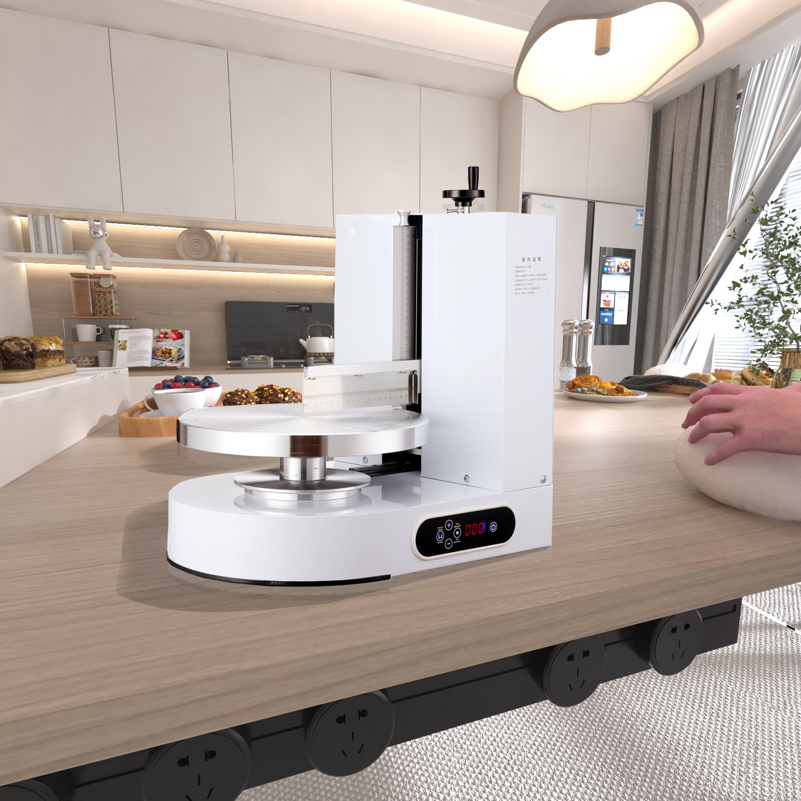 DOMINTY Cake Cream Spreading Machine Cake Cream Spreading Coating ...