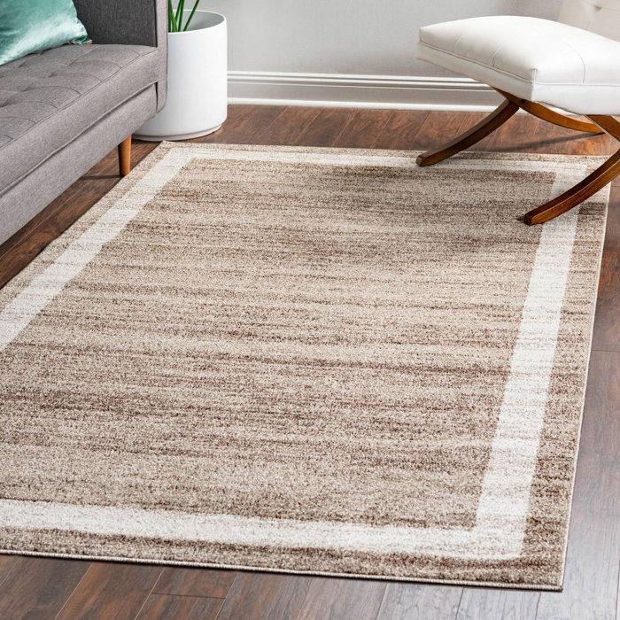 Breakwater Bay Songul Performance Light Brown Rug & Reviews | Wayfair
