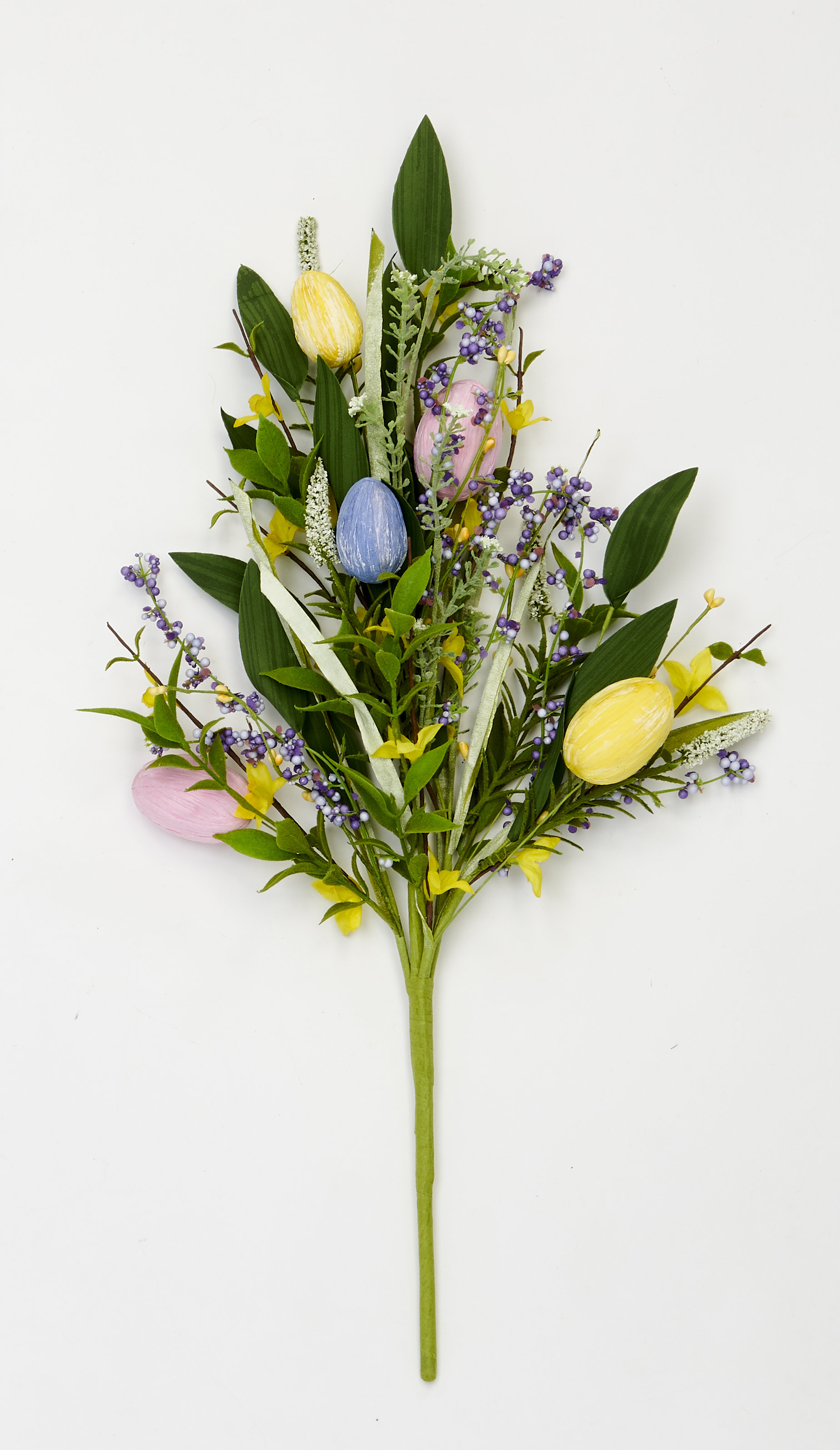 Primrue 22" Easter Artificial Floral Bush with Eggs | Wayfair