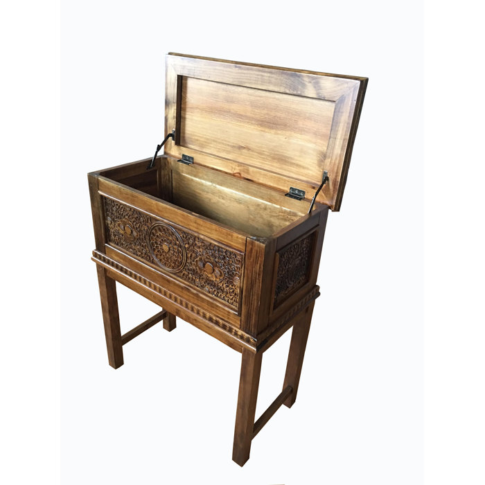 Astoria Grand Aymond Hand Carved Trunk | Wayfair.co.uk