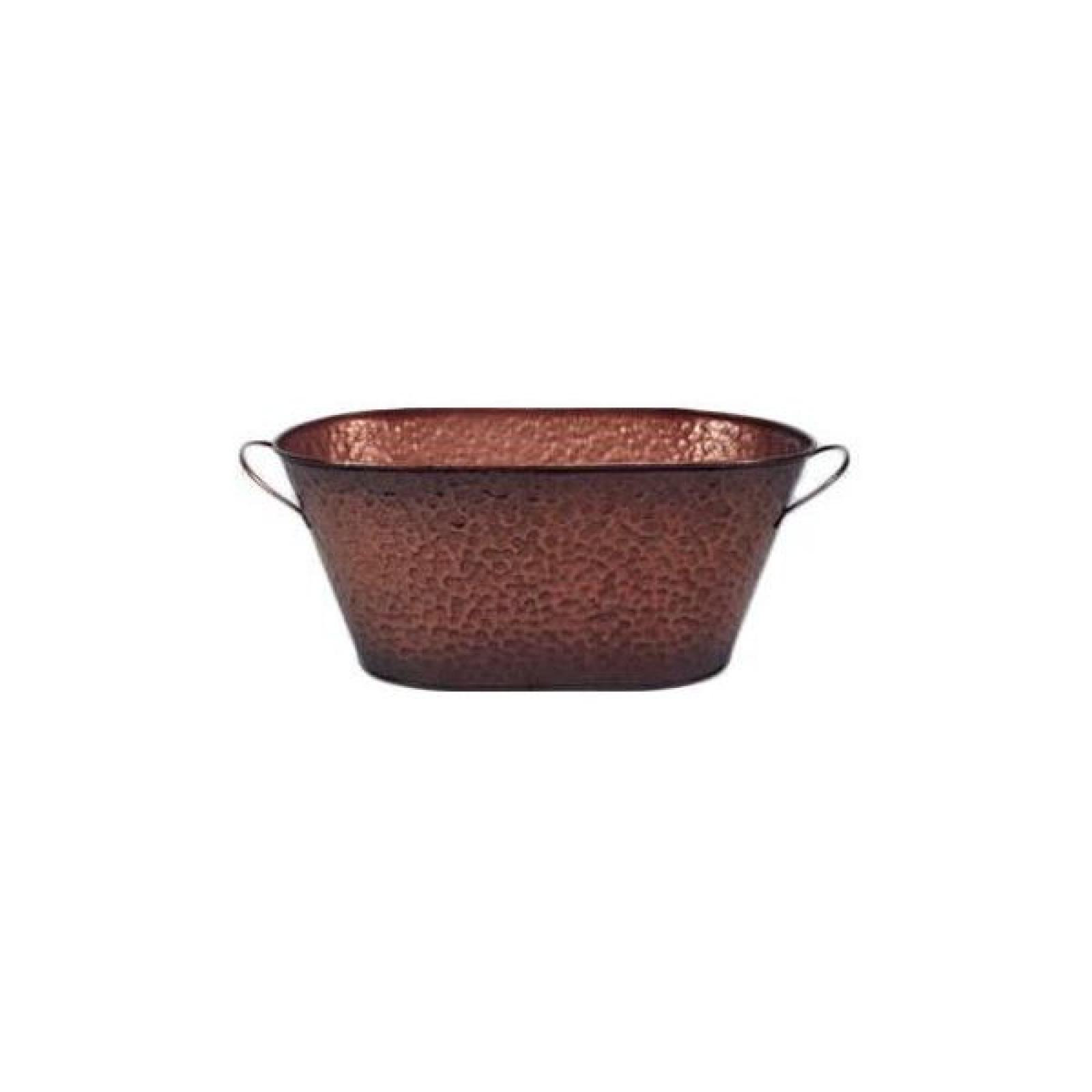 Ophelia & Co. Oval Hammered Metal Bucket - Wayfair Canada