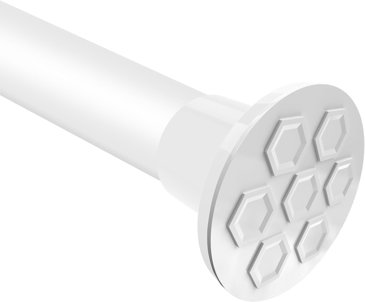 BEFIHO Tension Curtain Rod, 102-120 Inch No Drilling Tension Rods For ...