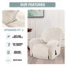 Ebern Designs Box Cushion Recliner Slipcover Machine Washable & Reviews ...