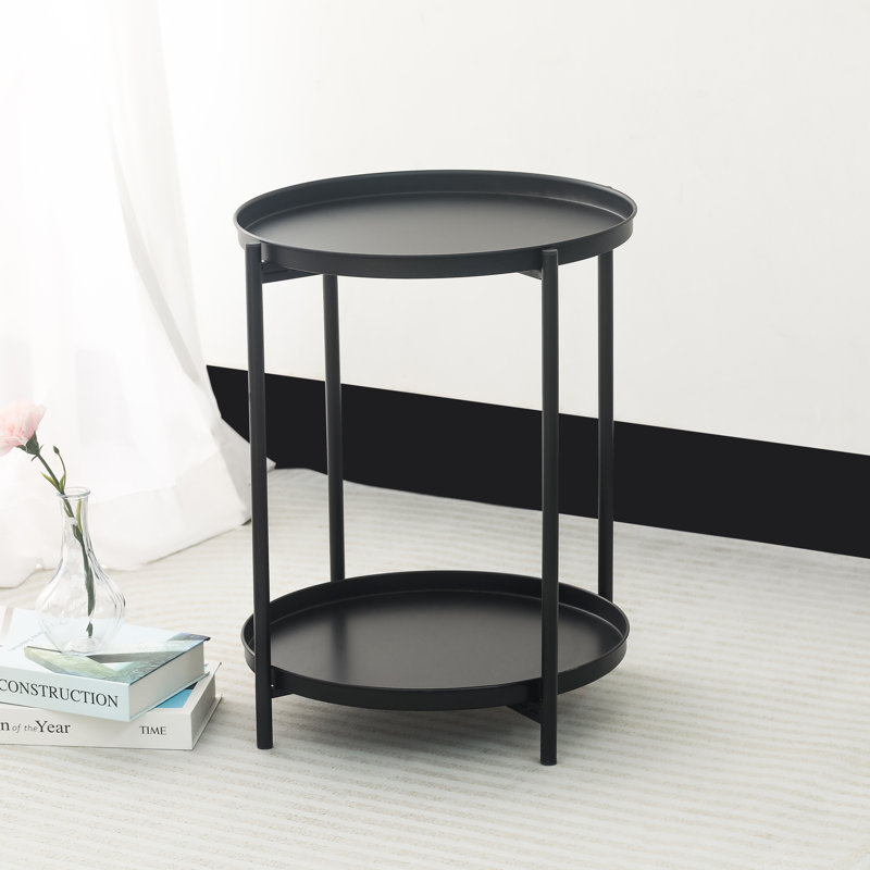 Everly Quinn 20.7 Height End Table Side Table & Reviews | Wayfair