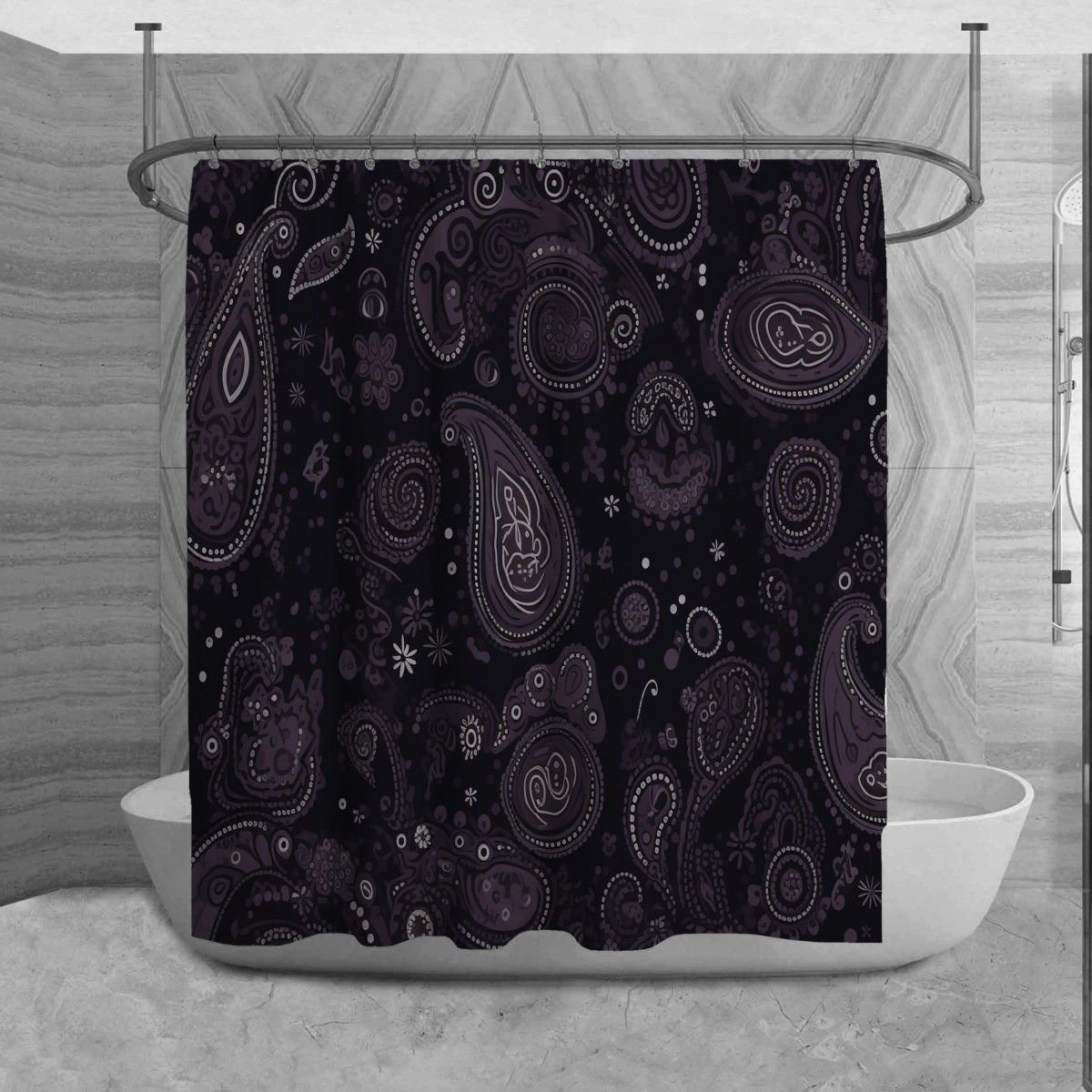 East Urban Home Ruthelle Paisley Shower Curtain | Wayfair